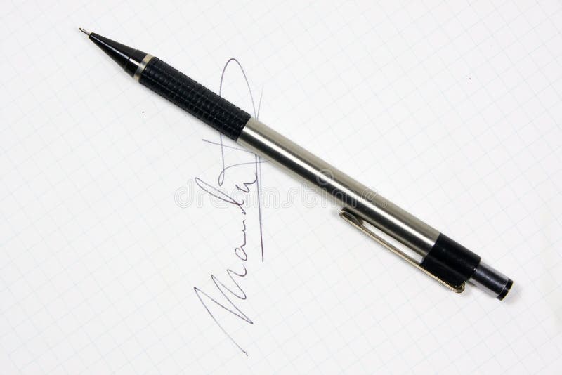 Autograph pen stock image. Image of sheet, blank, autograph - 11578311
