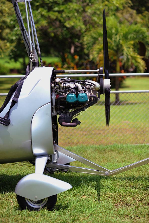 Autogyro power plant stock photo. Image of autogyro, aviation - 39791758
