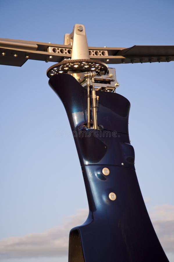 Autogyro rotor head stock photo. Image of blade, blue - 39791796