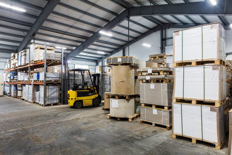 Autoloader in a Modern Warehouse Stock Photo - Image of floor, building ...