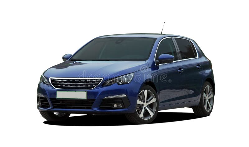 Carro azul pequeno imagem de stock. Imagem de cromo, automóvel - 32029065