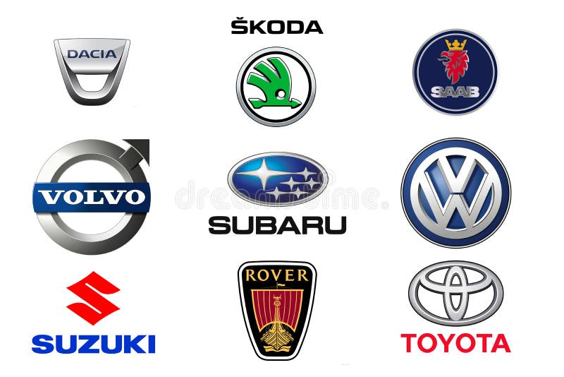 Automarken 3 redaktionelles stockfoto. Illustration von transport ...