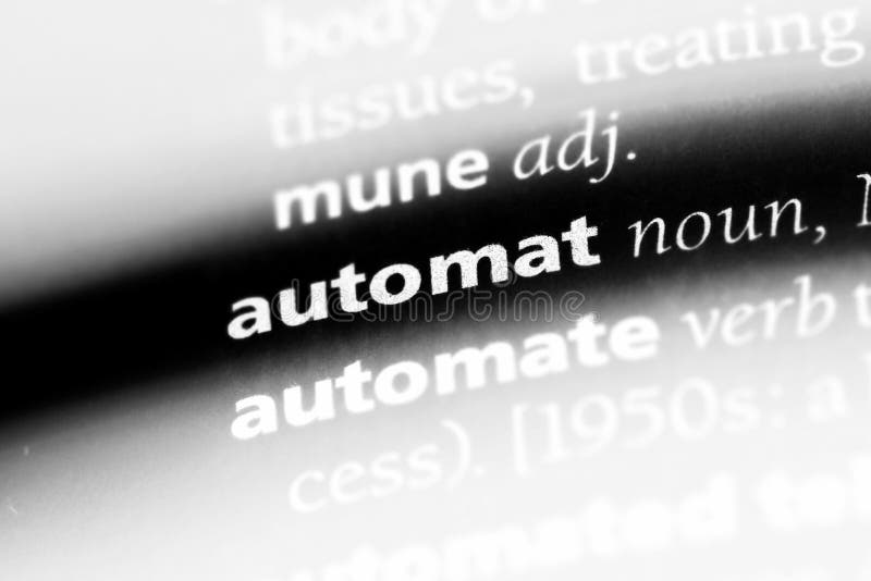 Automat stock image. Image of concept, definition, closeup - 114406791