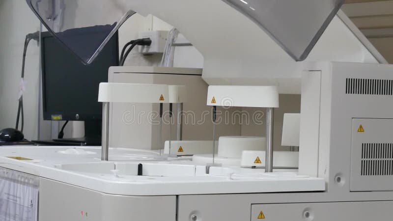 Automate Chemistry Running. Stock Footage - Video of analyzing ...