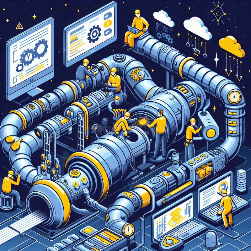 Automate CI CD Pipelines Integrate Monitoring Tools and Establi Stock ...