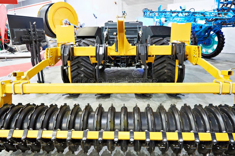 Automated Agrocultural Industry Machine Harrow Robot Stock Image ...