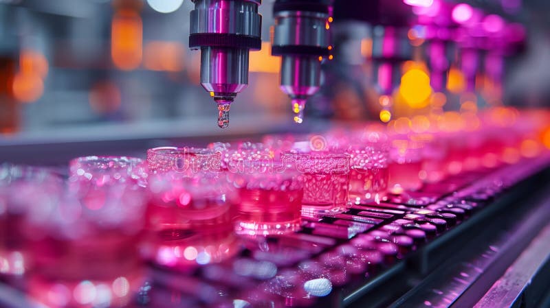 Automated Bioprinting Process for Regenerative Medicine Stock Image ...