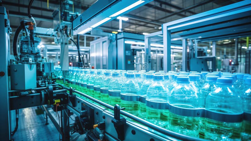 Automated Bottling Line for Processing and Bottling Pure Drinking Water ...