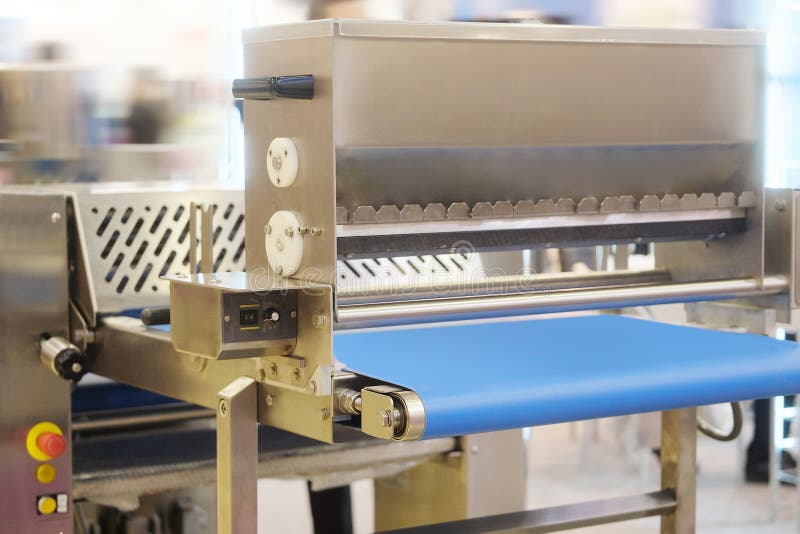 Automated Bread Production Line Stock Image - Image of equipment, line ...