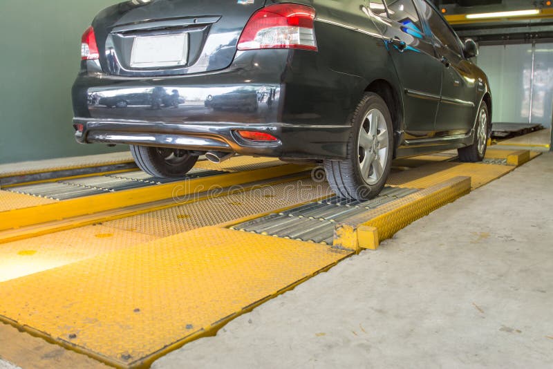 Automated Car Parking System Stock Image - Image of automated, cars ...