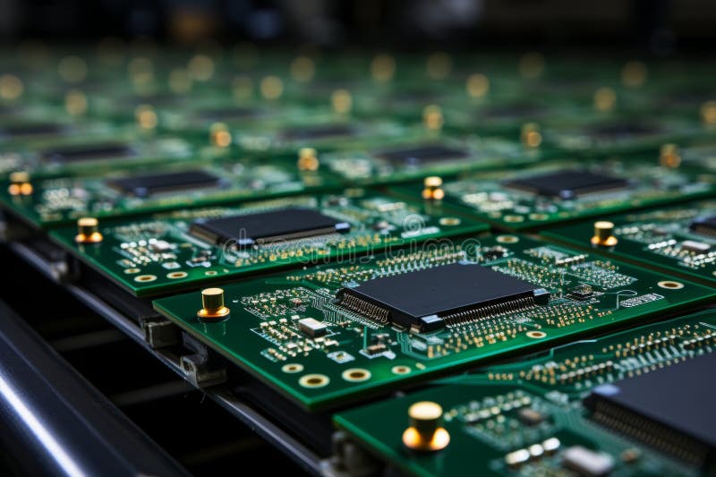 Automated Chip Mounter in Printed Circuit Board Workshop - High-tech ...