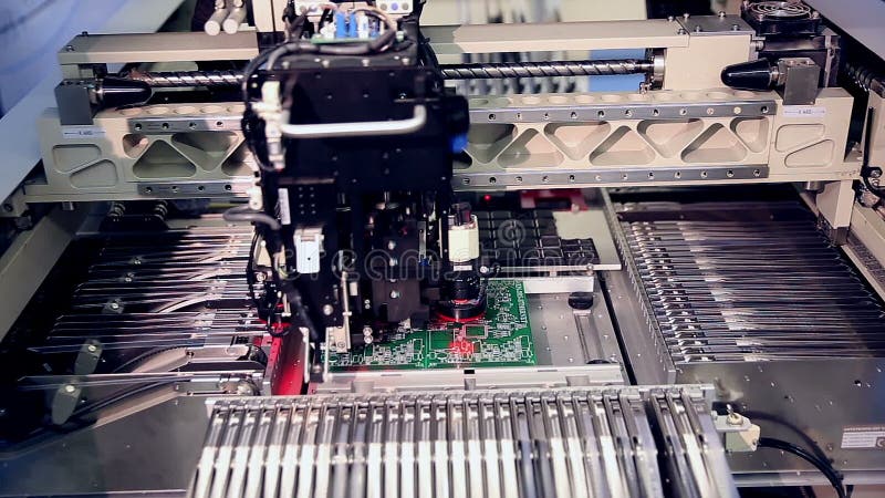 Automated Circut Board Machine Produces Printed Digital Electronic ...