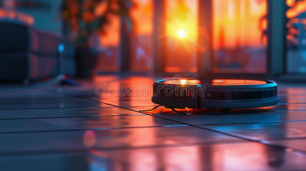 Automated Cleanliness: a Robot Janitor in Action. Generated by AI ...