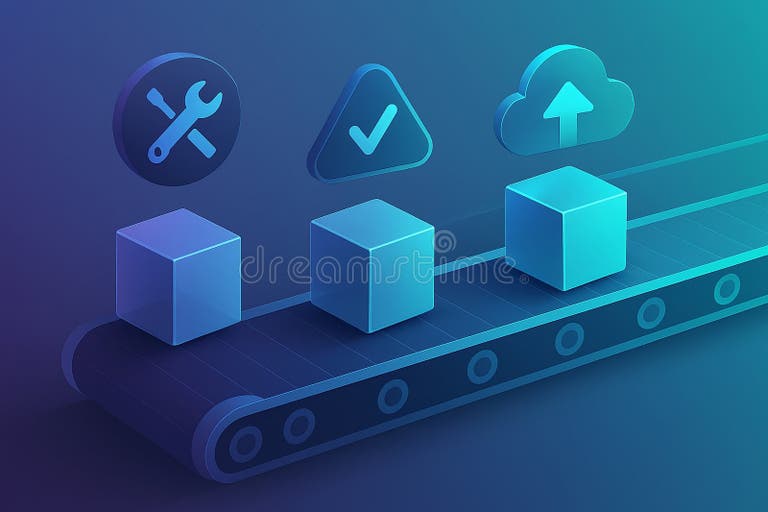 Automated Cloud Computing Workflow Process with Settings Validation and Upload on Conveyor Belt ...