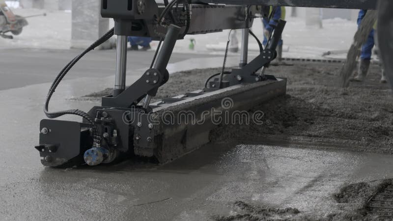The Automated Concrete Paving Process Implemented at a Construction ...