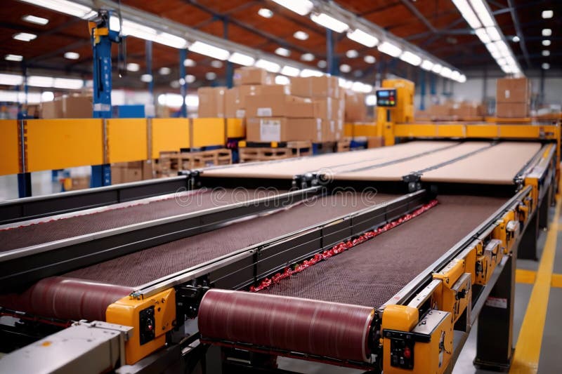 Automated Conveyor Belt Sorting Mechanism in a Logistics Center ...