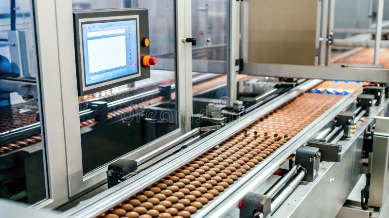 An Automated Conveyor Belt Transporting Small Parts between Various ...