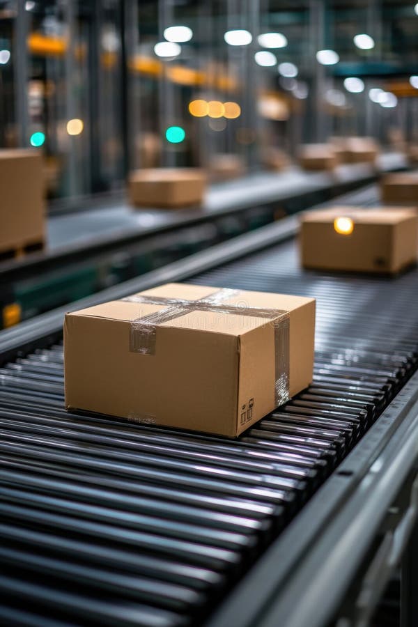 Automated Conveyor, Conveyor Belts Move Packages Efficiently in a High ...