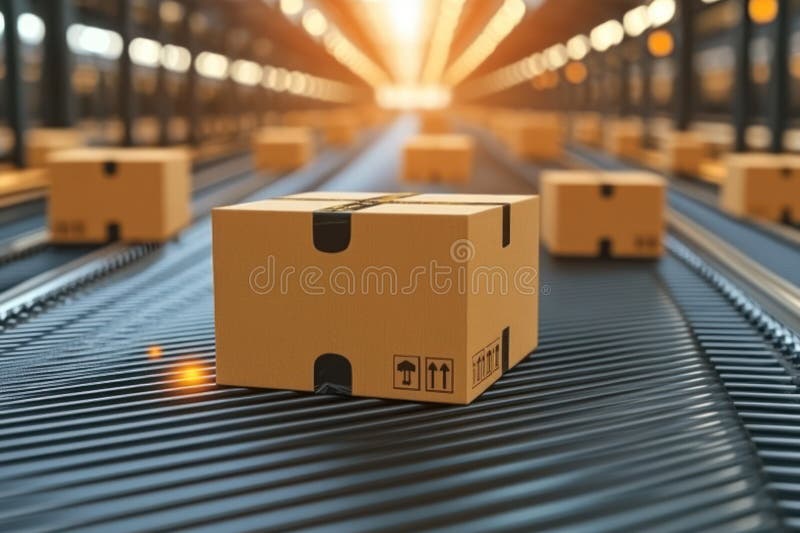 Automated Conveyor System for Efficient Box Delivery in Distribution ...