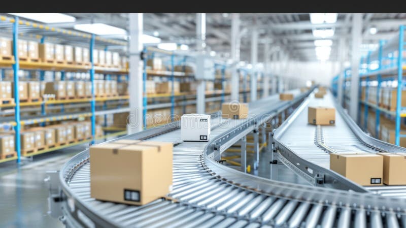 Automated Conveyor Systems Streamline Package Movement in Warehouse for ...