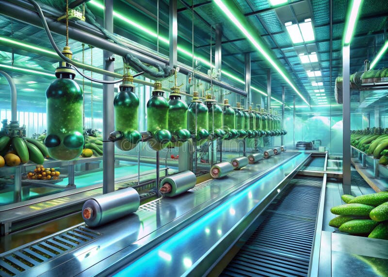 Modern Cucumber Washing and Sorting Automation Streamlining Harvesting ...