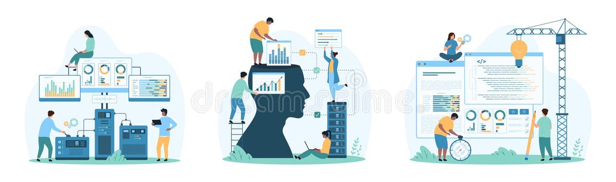 Data Analysis Ai Cartoon Stock Illustrations – 7,642 Data Analysis Ai ...