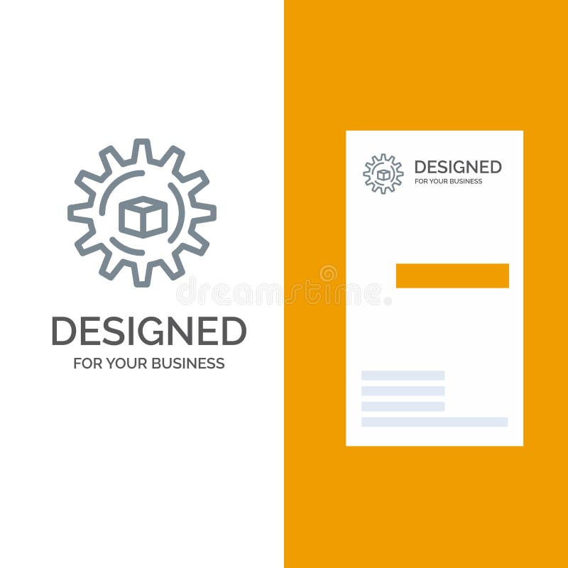 Automated, Data, Solution, Science Grey Logo Design and Business Card ...