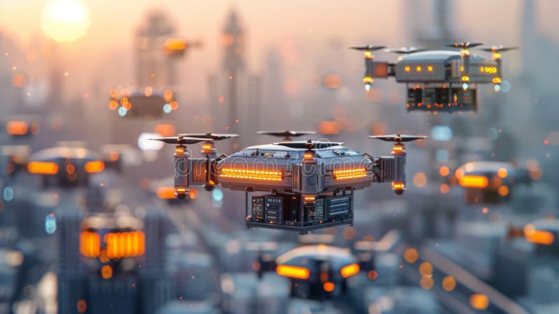 Automated Distribution Systems, Sunset Drone Delivery at Automated ...