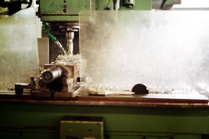 Automated Drilling Machines Stock Image - Image of press, lathe: 112741461