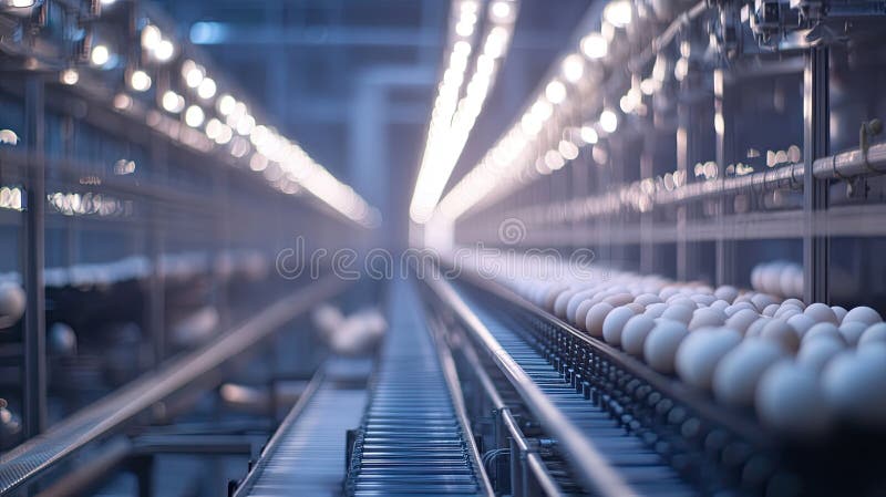 Automated Egg Conveyor System in a Poultry Farm Ensuring Efficient Egg ...