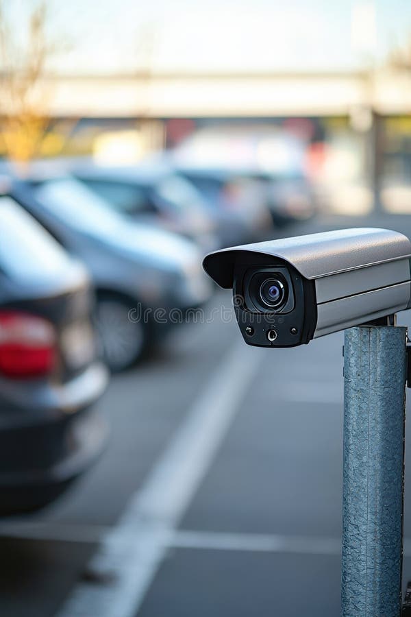 Automated Entry System with Recording Cctv Camera at Car Park Barrier ...