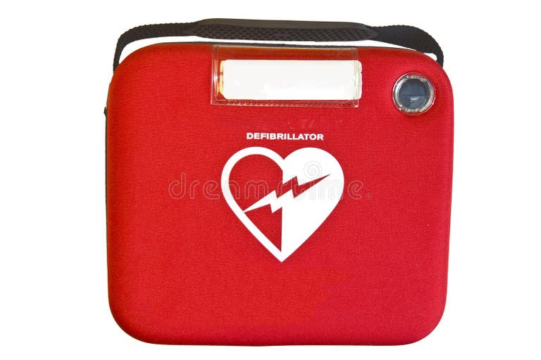 Automated External Defibrillator or AED Stock Image - Image of ...
