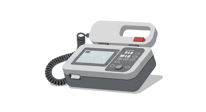 Medical Automated External Defibrillator Stock Illustrations – 679 ...