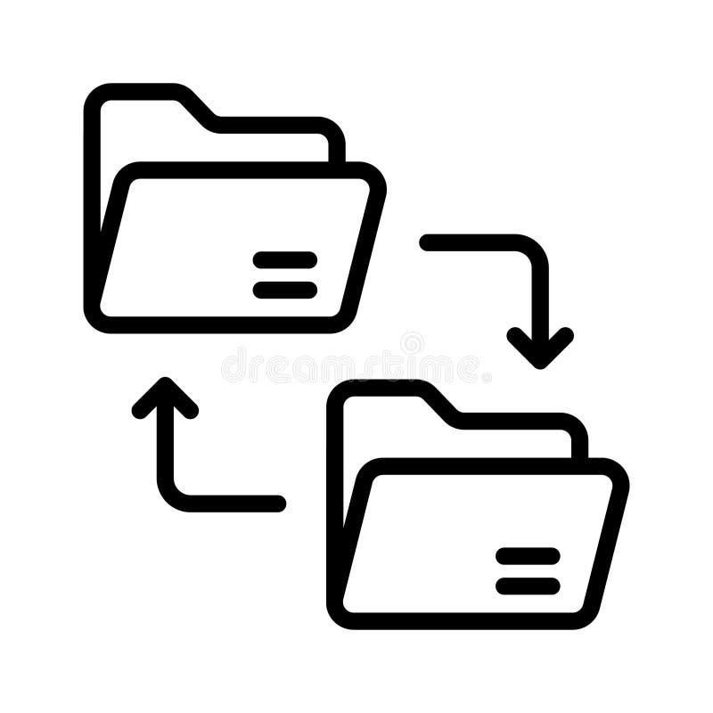 Automated File Transfer Vector Design, Ready To Use Vector Stock Vector ...