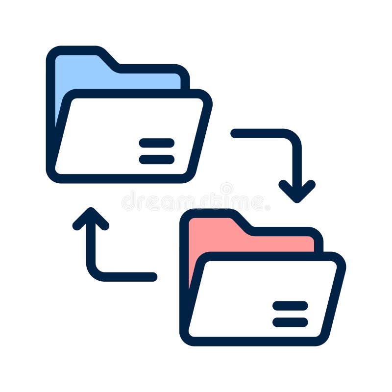 Automated File Transfer Vector Design, Ready To Use Vector Stock Vector ...