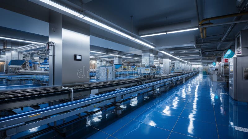 Automated Food Processing Plant with Sterile Environments and Efficient ...