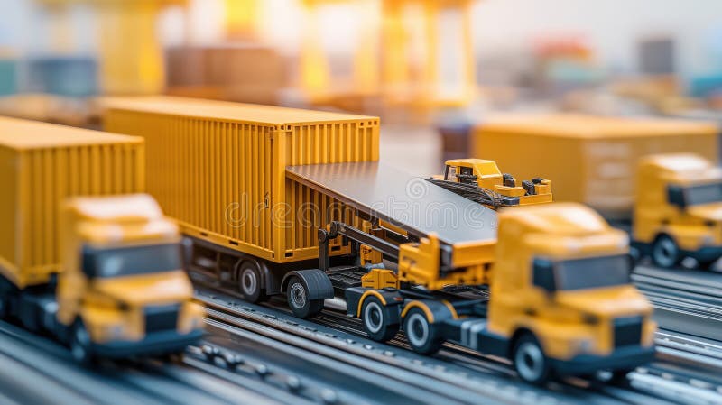 Automated Freight Management for Metal Sheets Loading Stock Photo ...