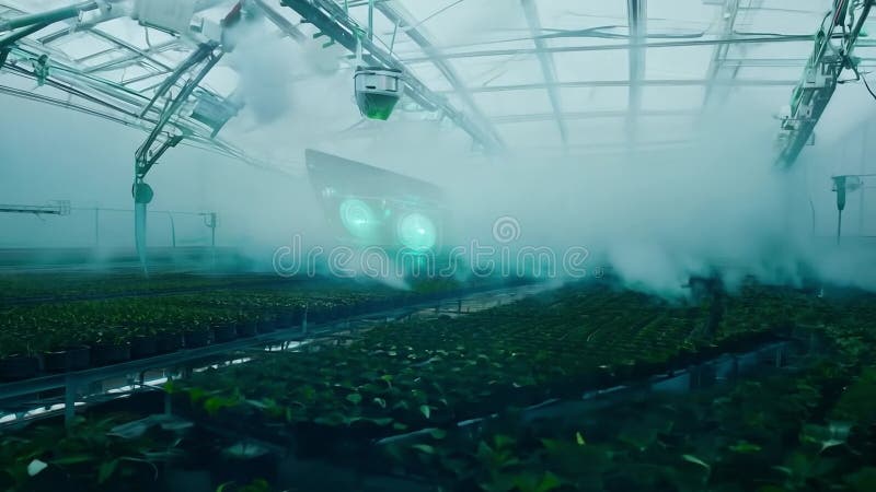 Greenhouse Spraying System Irrigating Plants with Robotic Precision and ...