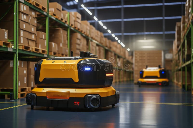 Automated Guided Vehicle in the Logistic Centers Warehouse for ...