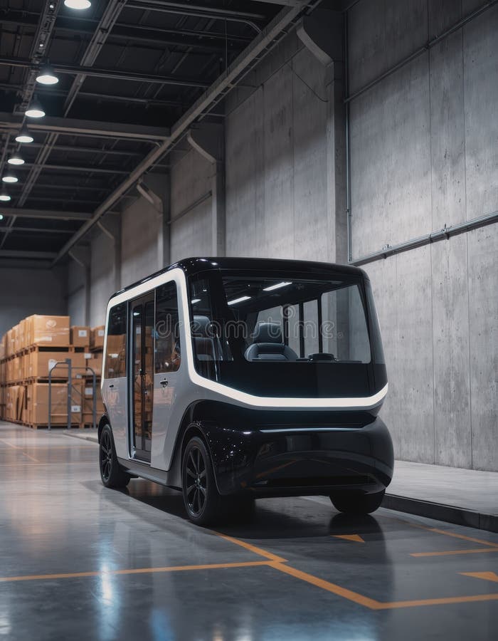 Automated Guided Vehicle Transporting Materials in a Smart Warehouse ...