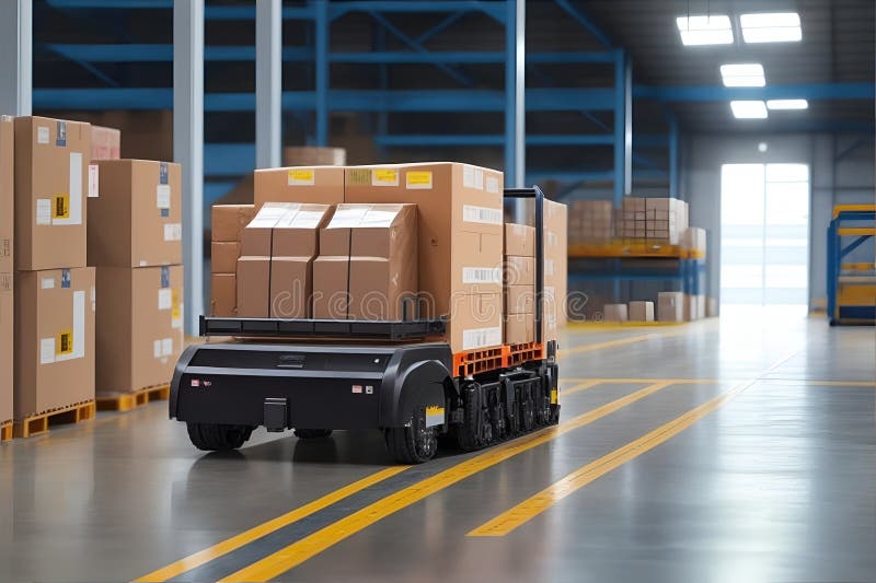Automated Guided Vehicle in Warehouse Logistic and Transport ...