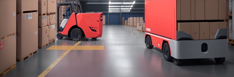 Automated Guided Vehicle in Warehouse Logistic and Transport ...