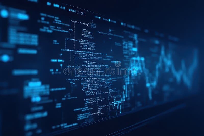 Automated Insights Via Modern Graphics Stock Illustration ...