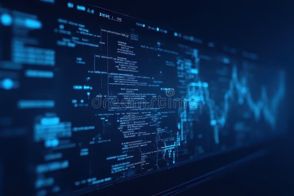 Automated Insights Via Modern Graphics Stock Illustration ...