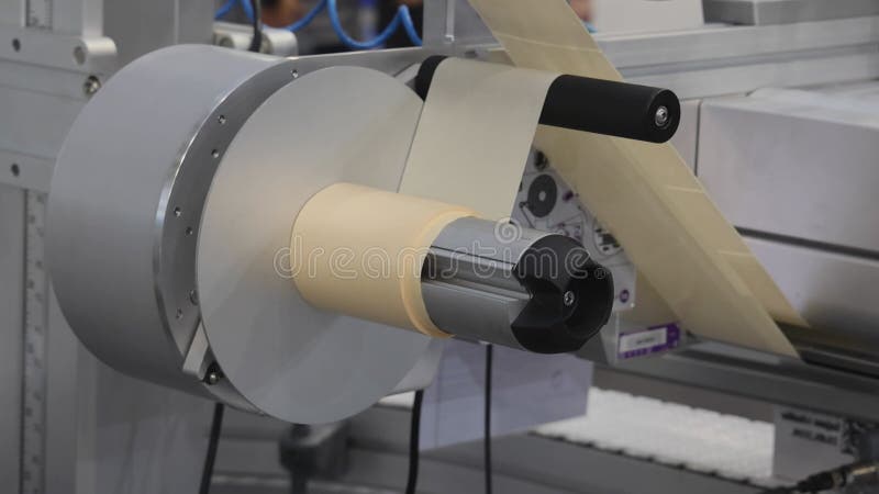 Labelling Machine Packaging Stock Video - Video of video, making: 334631881