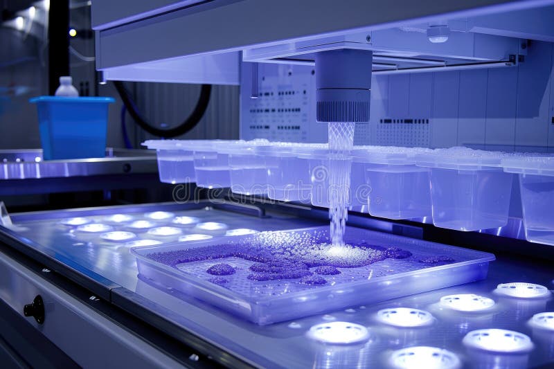 Automated Laboratory Equipment with UV Light for Advanced Scientific ...