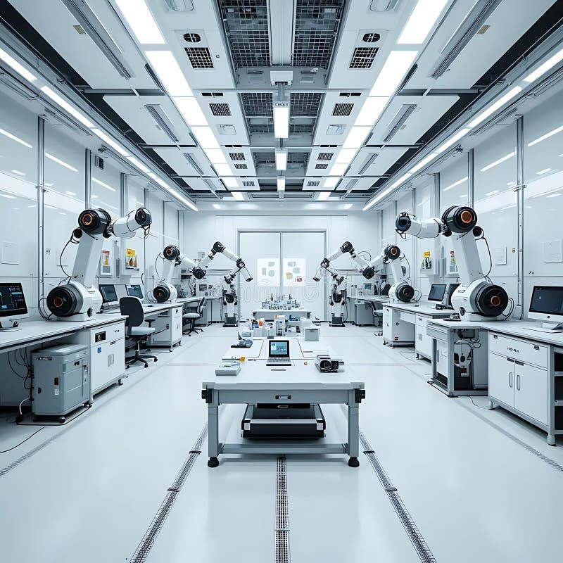 Automated Laboratory with Robotic Arms for Research and Development ...