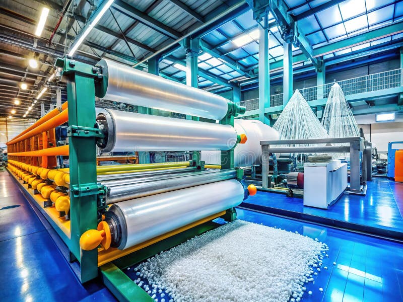 Automated LLDPE Film Extrusion Machine Precision Thin Plastic Sheet ...