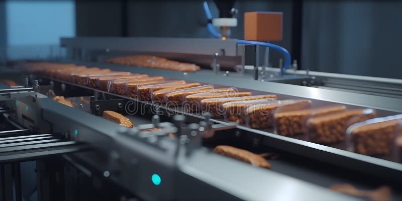 An Automated Machine Assembling and Packaging Food Produc Created with ...