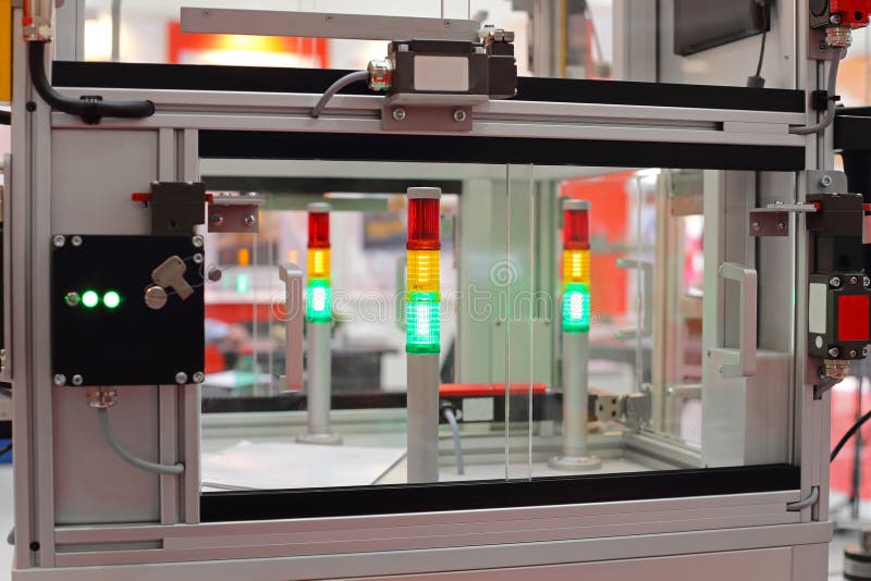 Automated Machinery Production Editorial Image - Image of light ...